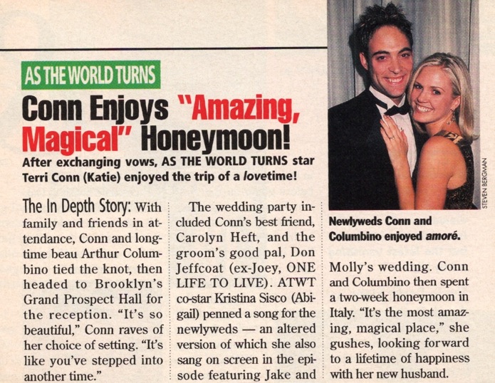 Terri Conn Fansite - 2001 articles